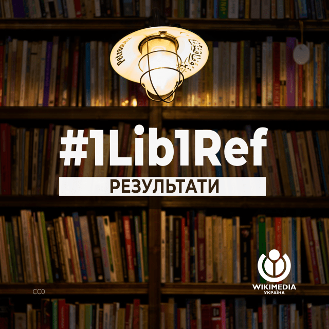 Як минула кампанія #1Lib1Ref для бібліотекарів | Вікімедіа Україна